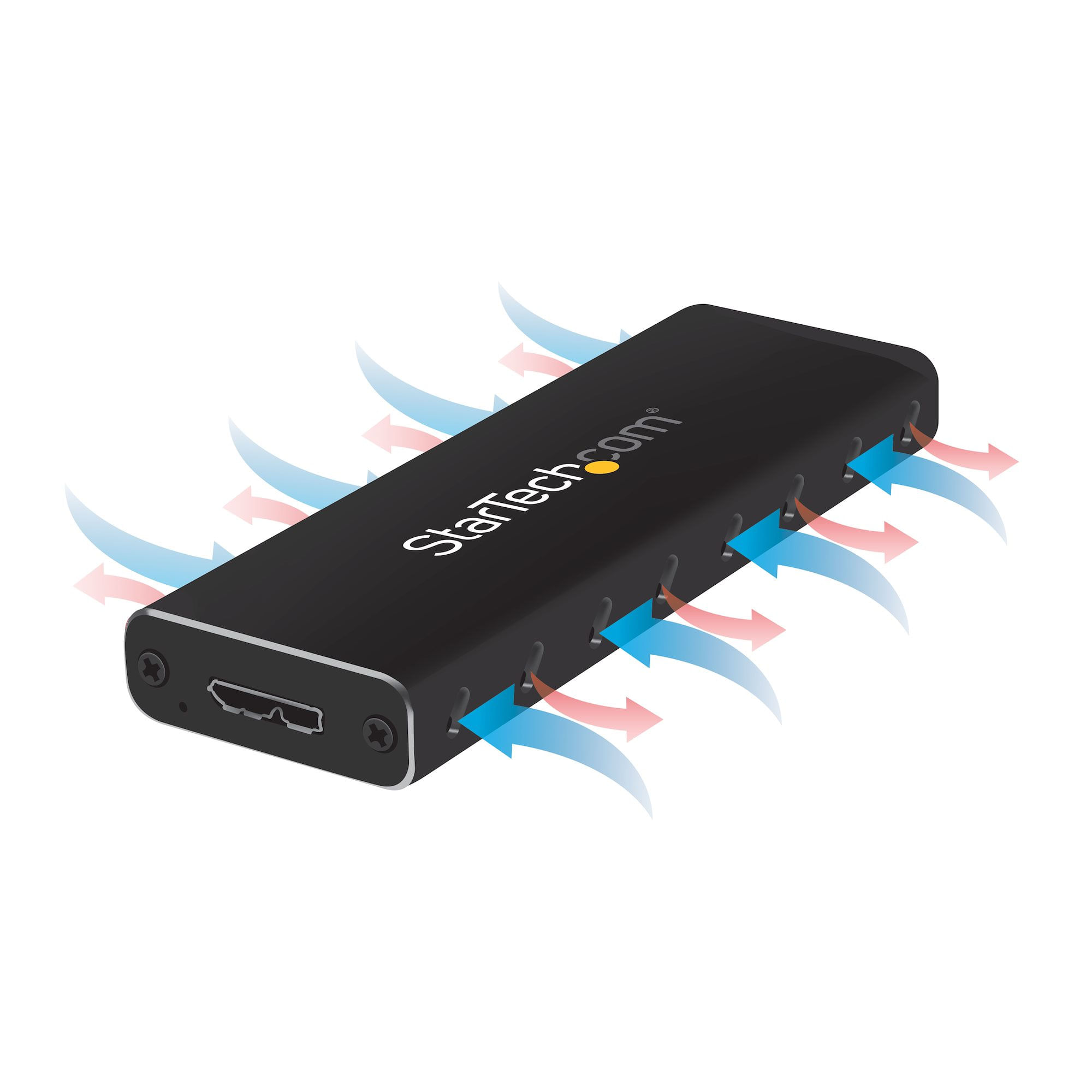 StarTech.com Box Alloggio USB 3.0 esterno per SSD SATA M.2 - Convertitore NGFF di unità SSD con ...