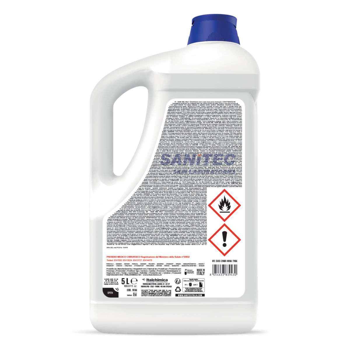 Sanitec SANI GEL MED igienizzante mani 5lt Sanitec - PagineGialle Shop